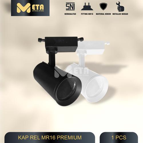 Jual Kap lampu sorot rell track MR16 rumah lampu spotlight premium ...