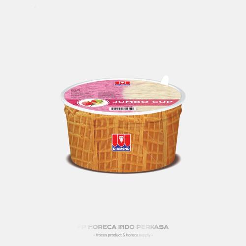 Jual Diamond Jumbo Cup Ice Cream Vanilla Strawberry - Kota Yogyakarta ...