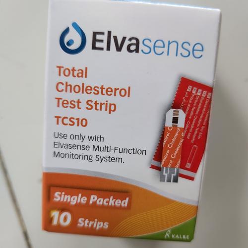 Jual Test Strip Cholesterol Elvasense TCS10 Kolesterol Kholesterol ...