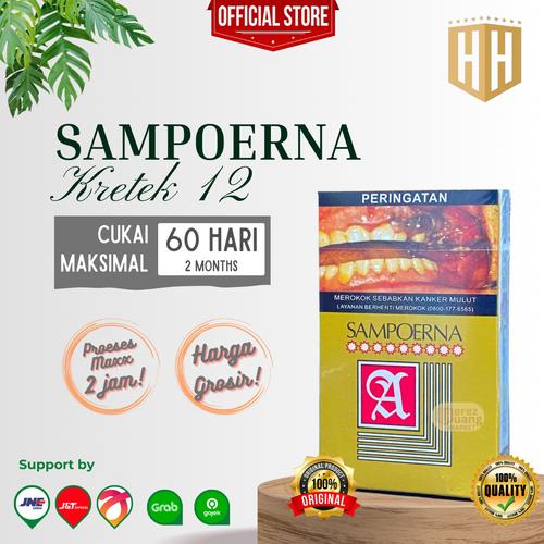 Jual Rokok Sampoerna Kretek Hijau 12 Batang - Per Slop - 1 Bal = 10 Bks ...