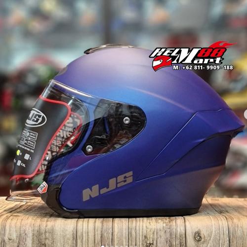 Promo NJS KAIROZ Solid Helm Half Face Helm NJS - MIDNGHT BLUEDOP, XXL ...