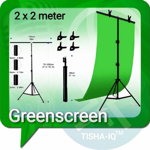 Jual Paket Green screen chroma key greenscreen background studio ...
