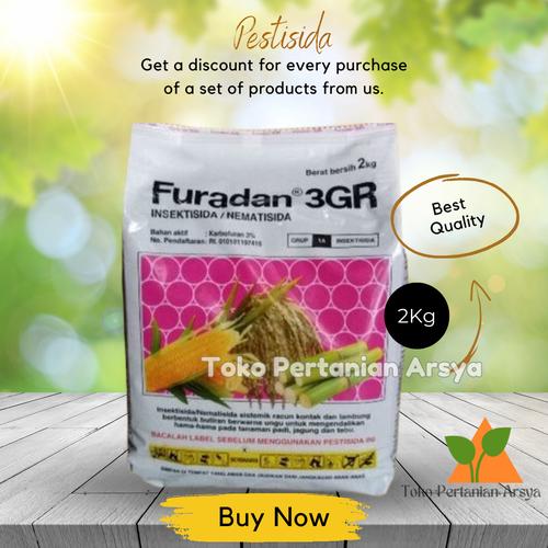 Jual Furadan 3GR 2Kg Akarisida / Nematisida / Insektisida Sistemik ...
