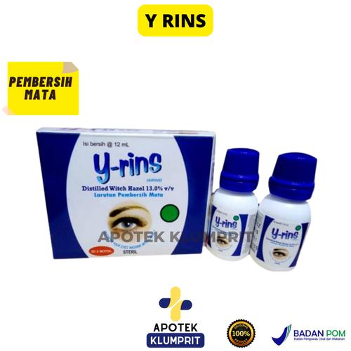 Jual Y-Rins / cairan pencuci mata / cuci mata / tetes mata / obat mata ...