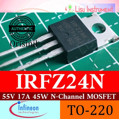 Jual IRFZ24N 55V 17A N-Channel MOSFET TO-220 ORIGINAL Infineon IRFZ24NPBF - Kota Depok - Lisu ...