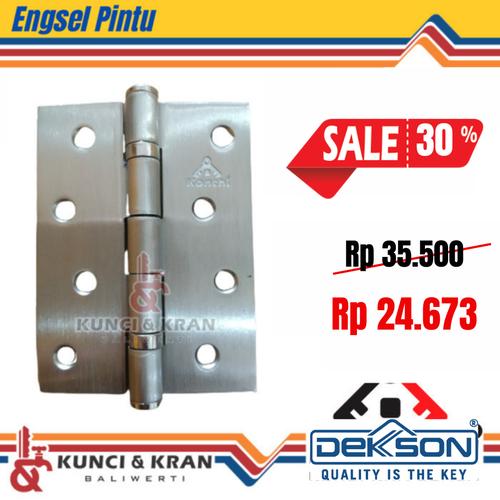 Jual Engsel Besi Konchi 4X3X2.5 2BB SN Engsel Pintu Kayu Engsel Jendela ...