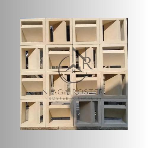 Jual roster minimalis,loster,ventilasi udara,motif nako lama white ...