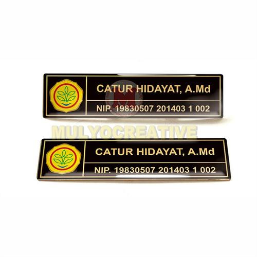 Jual PAPAN NAMA DADA PERTANIAN NAMETAG - NAME TAG CUSTOM KEMENTERIAN ...
