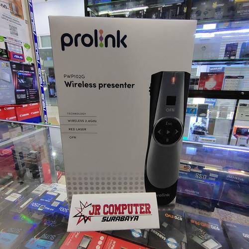 Jual Laser pointer Prolink PWP102G -Wireless Presenter with Air Mouse ...