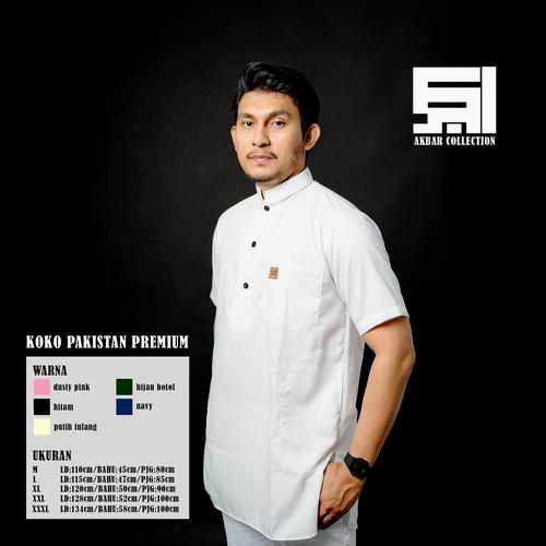 Jual Koko Pakistan Premium Lengan Pendek Reguler dan Big Size - Kab ...