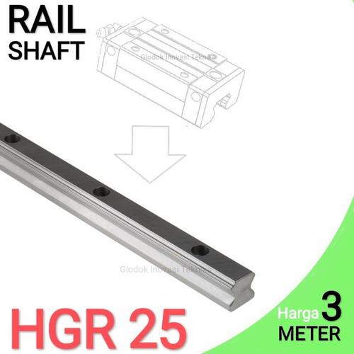 Jual Rail Rel Shaft linear guide HGR25 HGH25 HGR HGH 25 25mm CNC - 3 ...