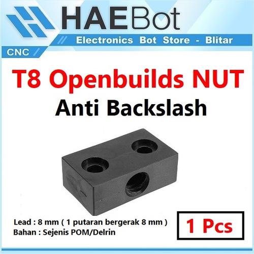 Jual [EBS] T8 Openbuilds Nut Anti Backslash Lead Screw Pitch 2mm Lead 8mm - Kota Blitar - HAEBOT ...