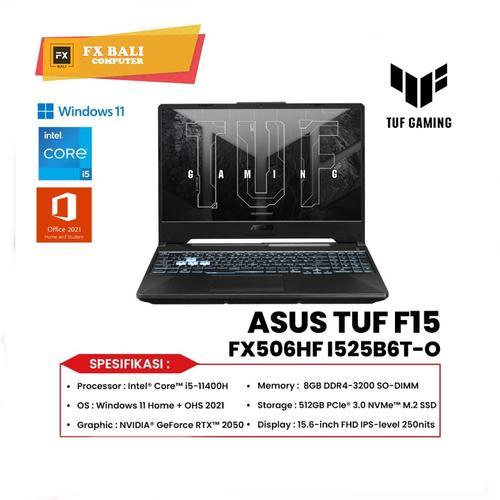 Jual ASUS TUF F15 FX506HF I525B6T-O Core i5 11400H 8GB 512GB RTX2050 W11 - Kota Denpasar ...