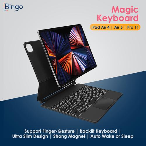 Promo iBingo Floating Magic Keyboard Case Untuk iPad Air 4 Air 5 iPad Pro 11 - Hitam, iPad Pro ...