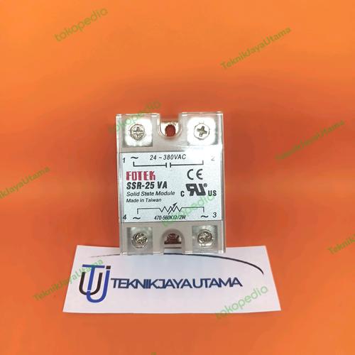 Jual Solid State Module Fotek SSR-25VA / SSR 25VA Fotek / SSR-25 VA - Kab. Tangerang - Teknik ...