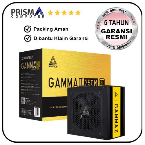 Jual PSU MONTECH GAMMA II 750W GOLD - Jakarta Barat - Prisma Computer ...