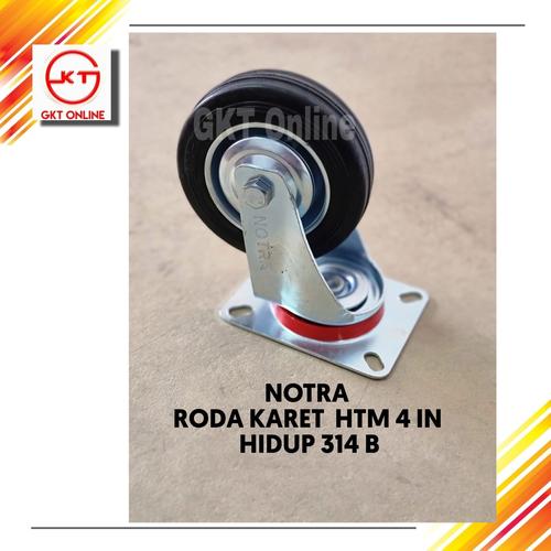 Jual Notra Roda Karet Hidup 4 Inch/Roda Trolly 4 inch - Jakarta Pusat ...