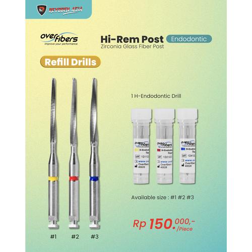 Jual Hi-Rem Post Endodontic (zirconia glass fiber post) by OverFibers ...