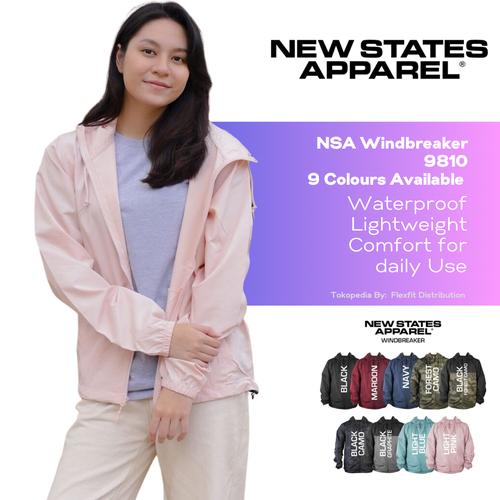 Jual New States Apparel Windbreaker NSA 9810 Jaket Polos Olahraga ...
