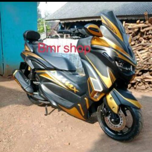 Jual Body Nmax Predator All New 2020 Full Set Grafis Hitam Gold - Kab ...