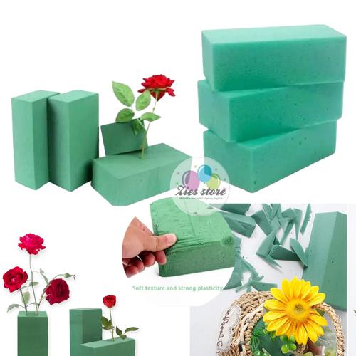 Jual Floral Foam busa gabus kering / foam busa bunga tanaman artificial ...