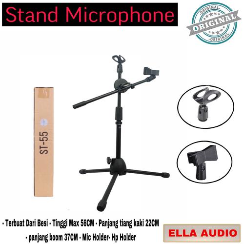 Jual Stand microphone meja besi with boom Original - Jakarta Pusat ...