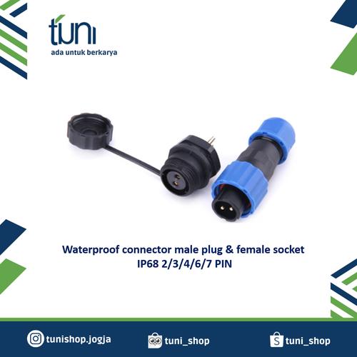 Jual Waterproof connector male plug & female socket IP68 2/3/4/6/7 PIN - 2 PIN - Kab. Sleman ...
