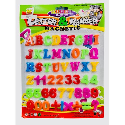 Jual Mainan Edukasi Huruf Magnet Alphabet dan Angka Mainan Berhitung ...