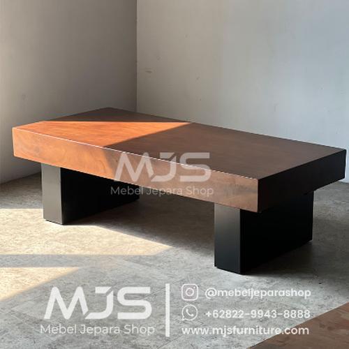 Jual Meja Coffee Tabel Kayu Balok Tebal - Kab. Jepara - MJS Furniture ...