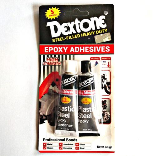 Jual Lem Besi DEXTONE 5 Menit 48 gram dan 24 gram / Lem Campur / Lem ...