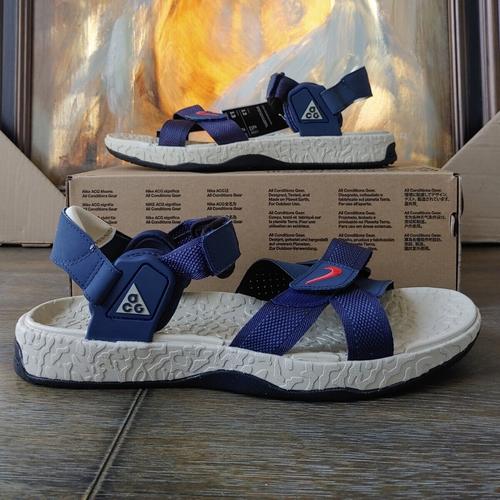 Jual Nike ACG Air Deschutz + Sandals "Midnight Navy/Crimson" Original ...