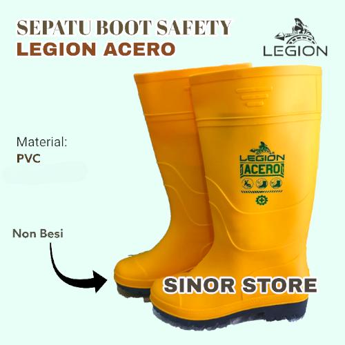 Jual Sepatu Boot Safety Proyek ACERO TANPA BESI Legion - 39, ACERO ...
