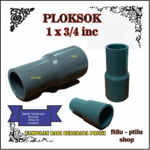 Jual SOKET PLOKSOK VSOK BRANDED SAMBUNGAN PIPA PARALON PVC 3/4 INC Ke 1 ...