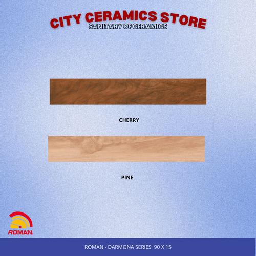 Jual GRANITE MOTIF KAYU LANTAI ROMAN D' ARMONA SERIES 15x90 - cherry ...