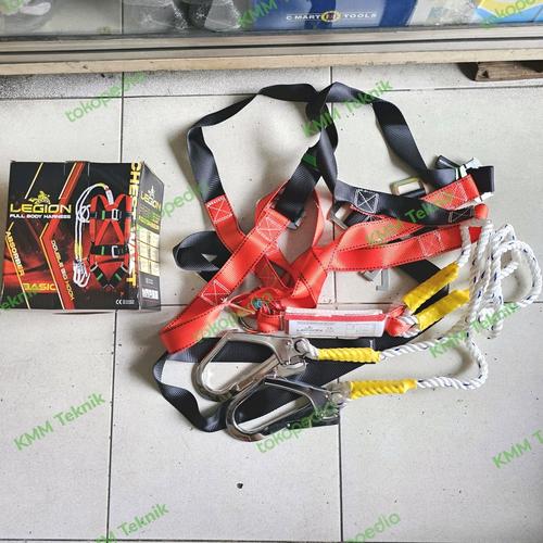 Jual FULL BODY HARNESS ABSORBER LEGION DENGAN TALI DADA DOUBLE BIG HOOK - Kota Medan - KMM ...