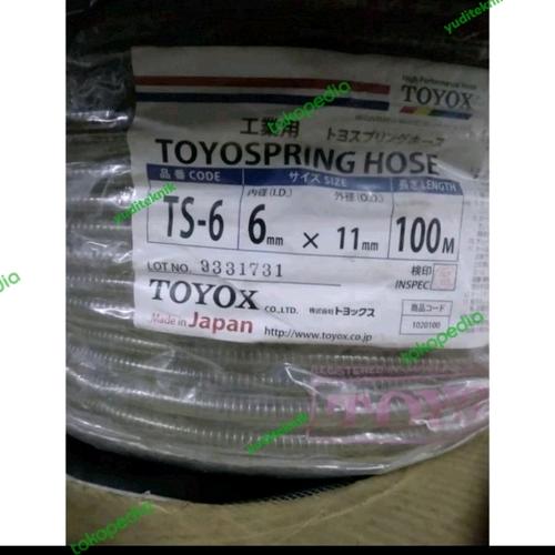 Jual toyox spring 1/4" / toyospring TS-6 / selang kawat spiral 6×11 ...