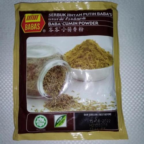 Jual Baba's Cumin Powder / Jintan Asli india 70gr / jintan putih ...