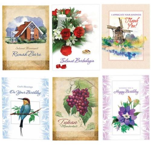 Jual Kartu Ucapan - Ucapan Rohani Card Birthday ,Thankyou,Tuhan ...
