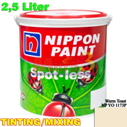 Jual Cat Tembok Interior Anti Noda Nippon SPOTLESS 2,5L Warm Toast YO ...
