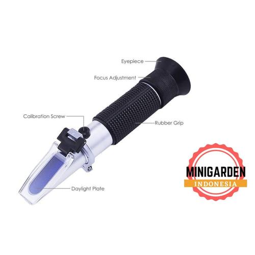 Jual BRIX REFRACTOMETER alat ukur kadar gula tingkat manis buah ATC 32% ...