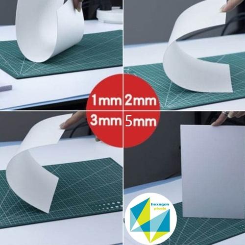 Jual PVC Foam Board 3mm,size: 60cm x 40cm,Bahan MAKET Diorama Birma ...