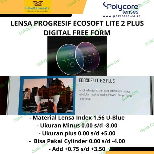 Promo Lensa Kacamata Blueray Progresif Polycore Ecosoft Lite2 Bisa Cylinder - Jakarta Pusat ...