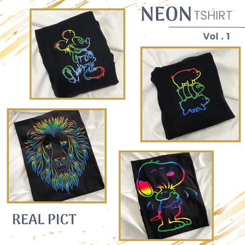 Jual Custom Sablon Kaos Neon/Design Neon Part 2/Kaos Keluarga/Komunitas ...