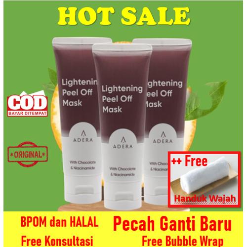 Jual Adera Lightening Peel off Mask / Masker Peeling Wajah Halal BPOM ...