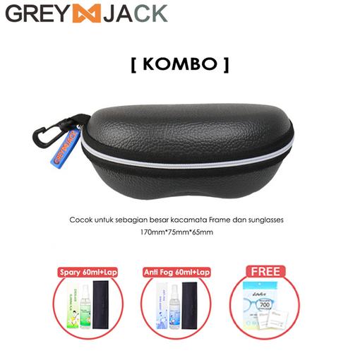 Promo GREY JACK PAKET BOX /Box Resleting hitam/cairan pembersih/kain ...
