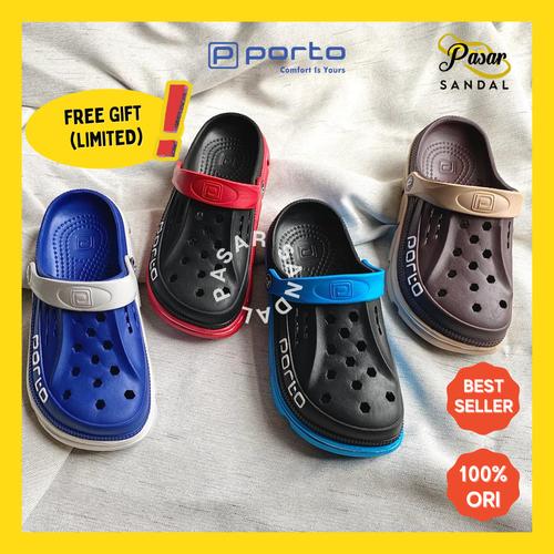 Jual SANDAL PRIA SELOP PORTO 1006 Sandal Croc Sendal Sandal Karet ...