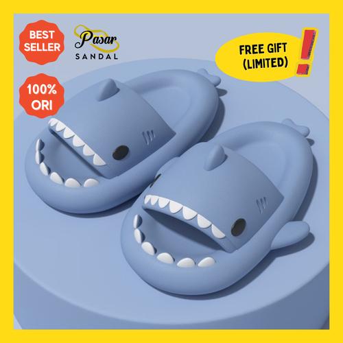 Jual Sandal Baby Shark Dewasa Sendal Rumah Dewasa Ikan Hiu Lucu Anti ...