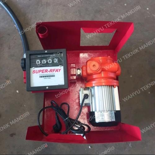 Jual Pompa Transfer Bbm Flowmeter Fuel Pump Pompa Minyak Ac 220v YB ...