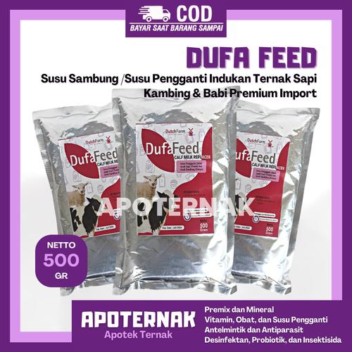 Jual DUFA FEED 500 gram | Susu Anak Sapi Pedet Anak Kambing Cempe IMPORT - 500 gram - Kota ...