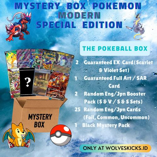 Jual Pokemon Mystery Box English and Japan Modern Special Edition ...